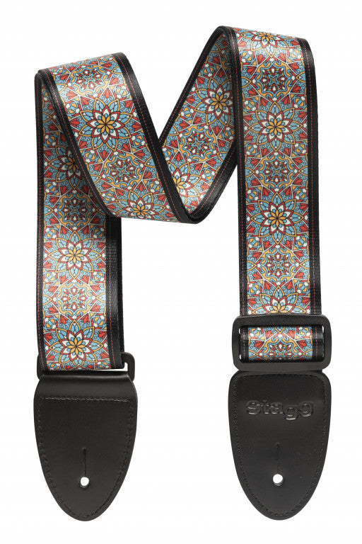 Stagg Blue Mandala Guitar Strap – James Music